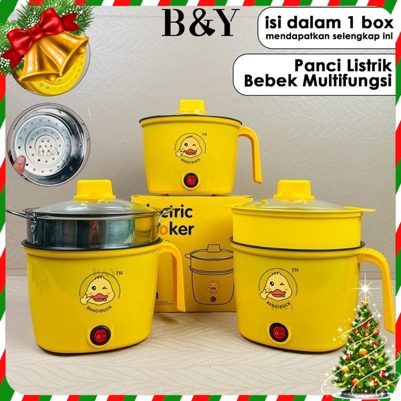 Jual COD Panci Elektrik Multifungsi Anti Lengket 2 in 1 Mini Serbaguna ...
