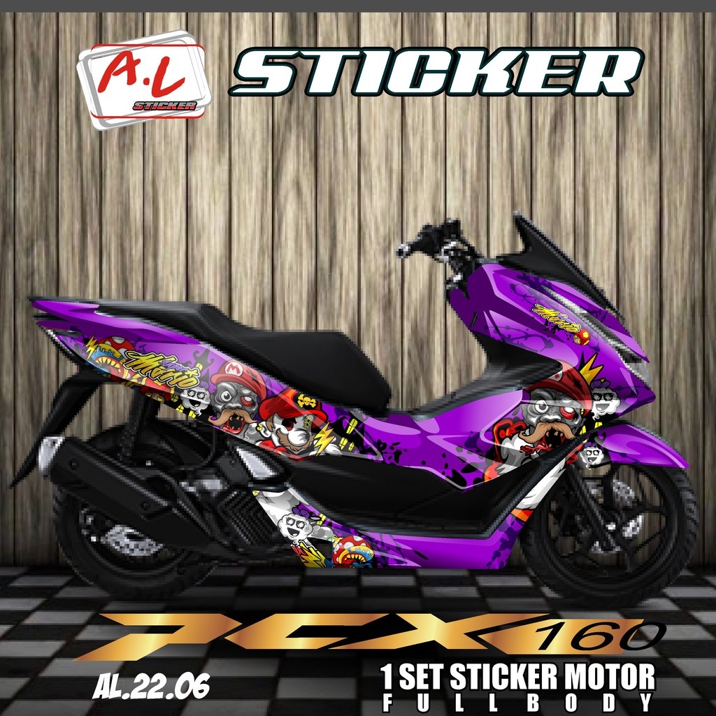 Jual COD Decal DECAL Sticker PCX 160 2021 Fullbody - Dekal All New ...