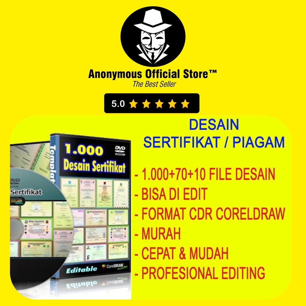 Jual 1080+ TEMPLATE DESIGN SERTIFIKAT PREMIUM PIAGAM CERTIFICATE ...