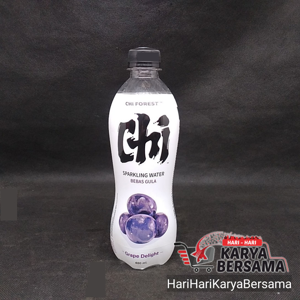 Jual MINUMAN RINGAN CHI FOREST SPARKLING WATER GRAPE DELIGHT 480ML | Shopee Indonesia