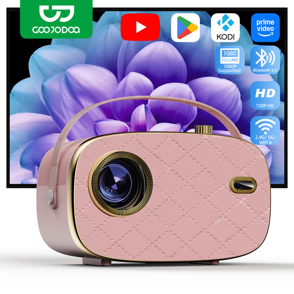 Jual GOOJODOQ 720P HD Projector 4K Full Proyektor Hassle Free Setup and ...