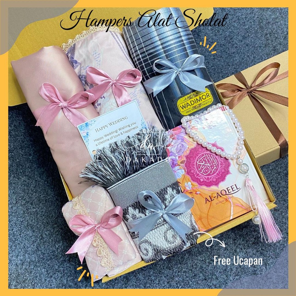 Jual HAMPERS MUKENA SESERAHAN PERNIKAHAN KADO WEDDING / HAMPERS ALAT ...