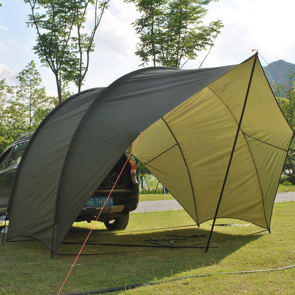 Jual Waterproof Car Awning Sun Shelter,8 person SUV Canopy,Trunk Canopy ...