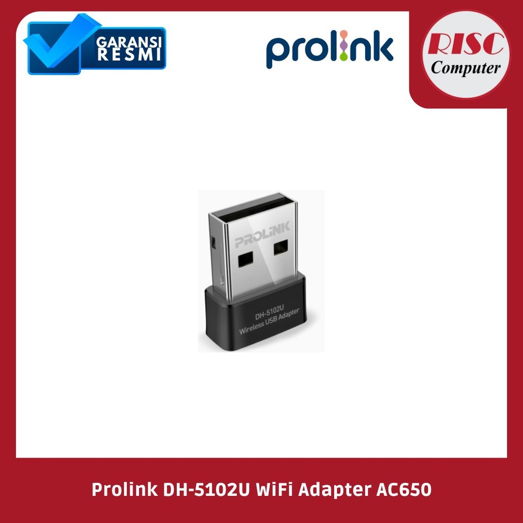 Jual Prolink DH5102U DH-5102U WiFi Adapter AC650 Wireless USB Adapter Dongle WiFi Dual Band ...