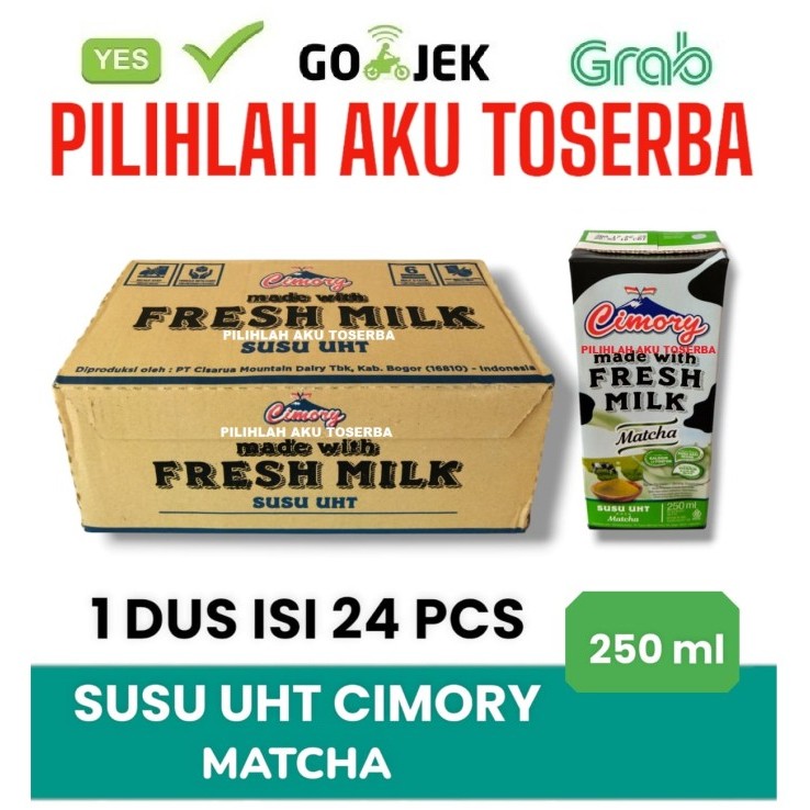 Jual Susu CIMORY MATCHA 250 ml - (HARGA 1 DUS ISI 24 pcs) | Shopee ...