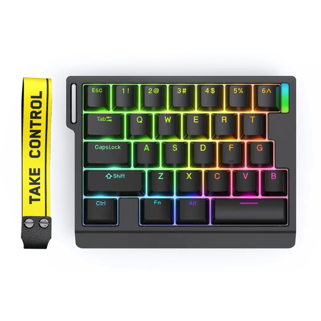 Jual HE30 Mechanical Keyboard One-handed 29 keys Magnetic Switch Smart ...