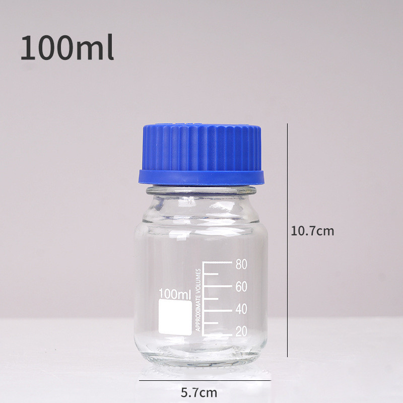Jual Laboratory Bottle 100 ML Lab Botol Reagen Botol Sampel | Shopee ...