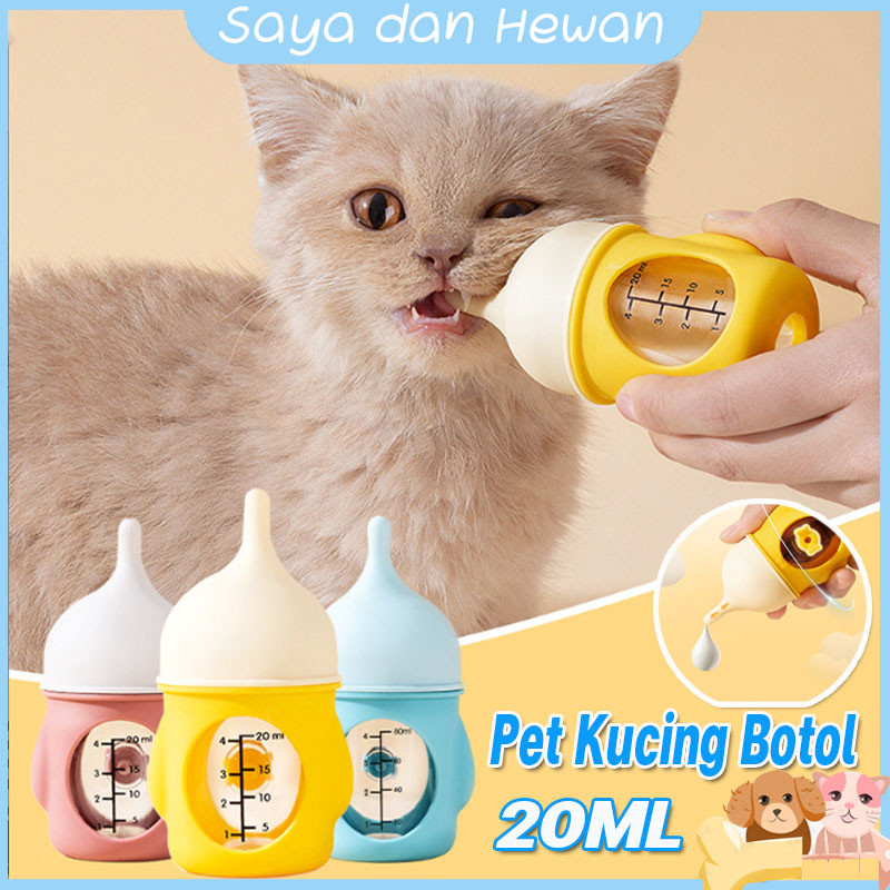 Jual [NEW]20ML Pet Dot Kucing Pet Milk Bottle Mangkok Dot Susu Anak ...