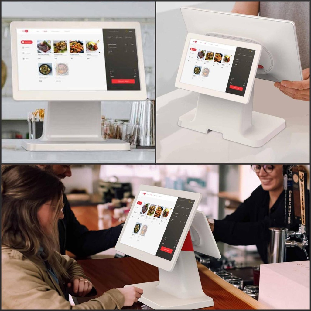 Jual Mesin Kasir POS Android Desktop Sharkpos D3-505 x iMin Dual Display All In One Pos ...