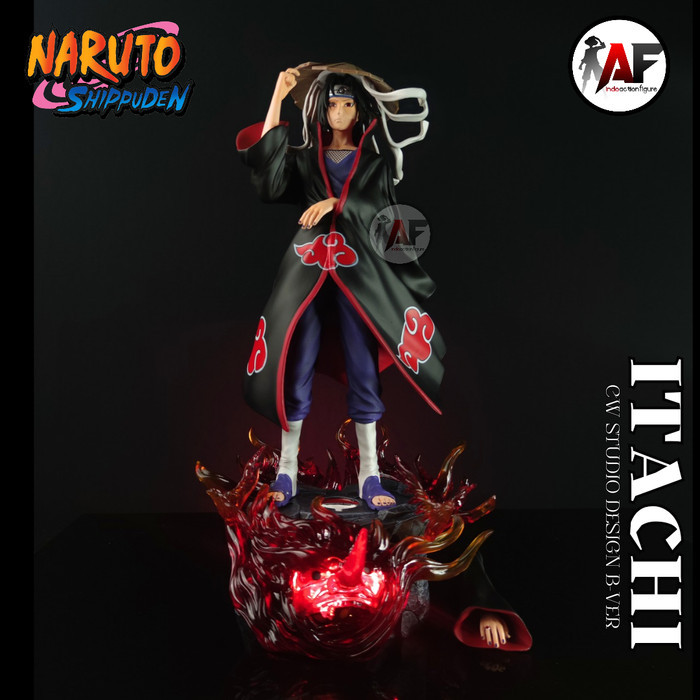 Jual Statue Naruto Uchiha Itachi CW Studio B-Ver Design Recast with LED ...