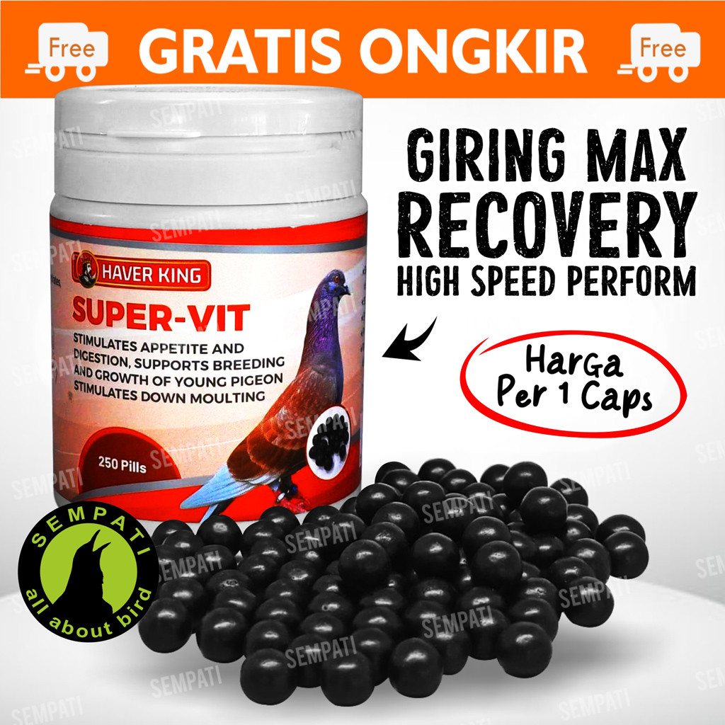 Jual SEMPATI Super Vit Young Pigeon Vitamin Burung Merpati Muda Lomba ...