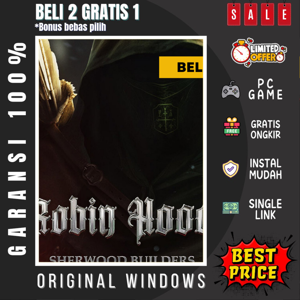 Jual ROBIN HOOD SHERWOOD BUILDERS - GAME PC - GAME LAPTOP - PC GAMES ...