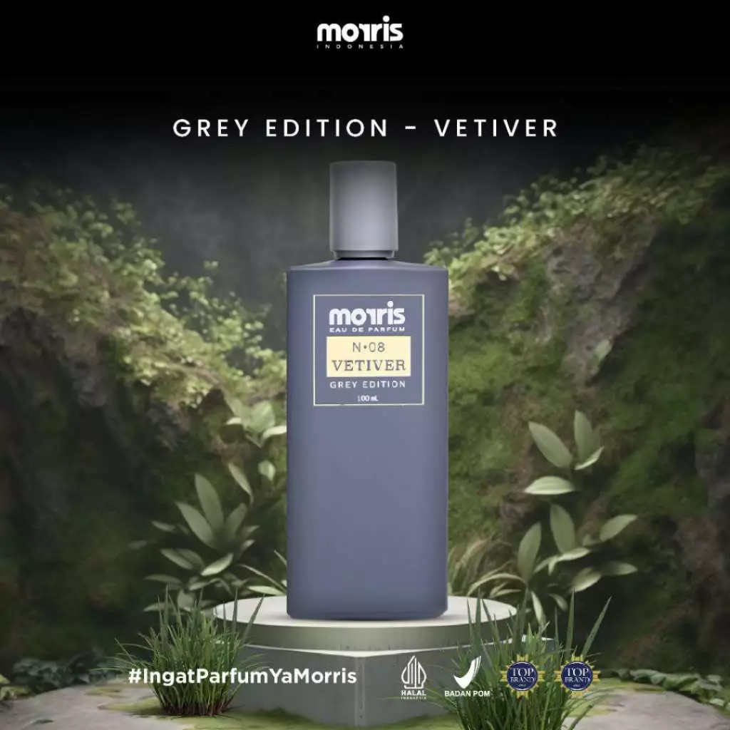 Jual MORRIS Eau De Parfume Grey Edition - Vetiver 100ml | Shopee Indonesia