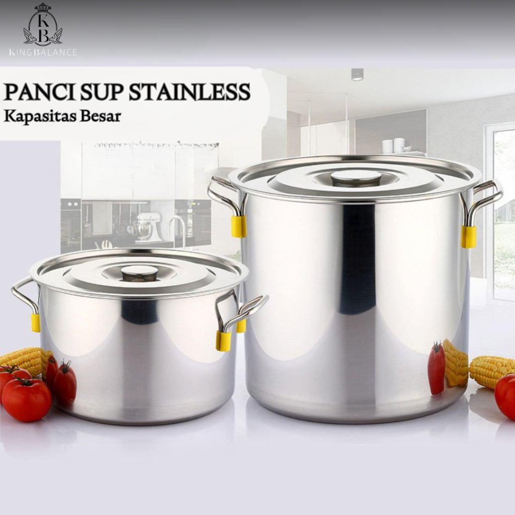 Jual King Balance Panci Sup Stainless Steel 20/25CM Panci Sup Tebal ...