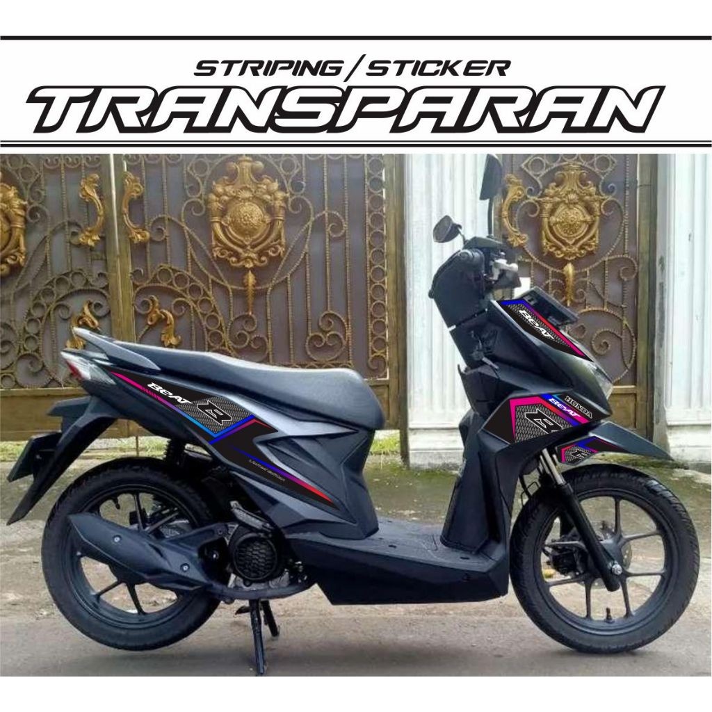 Jual STRIPING TRANSPARAN UV ORIGINAL MOTOR BEAT DELUXE ISS CBS /STICKER ...