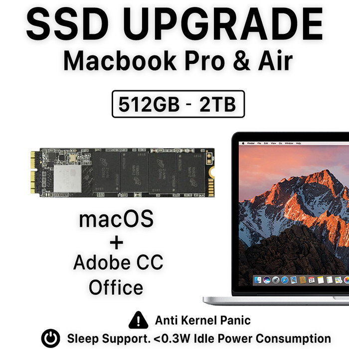 Jual SSD 512GB/1TB MacBook Air 2013-2017/MacBook Pro Retina 2012-2015 ...