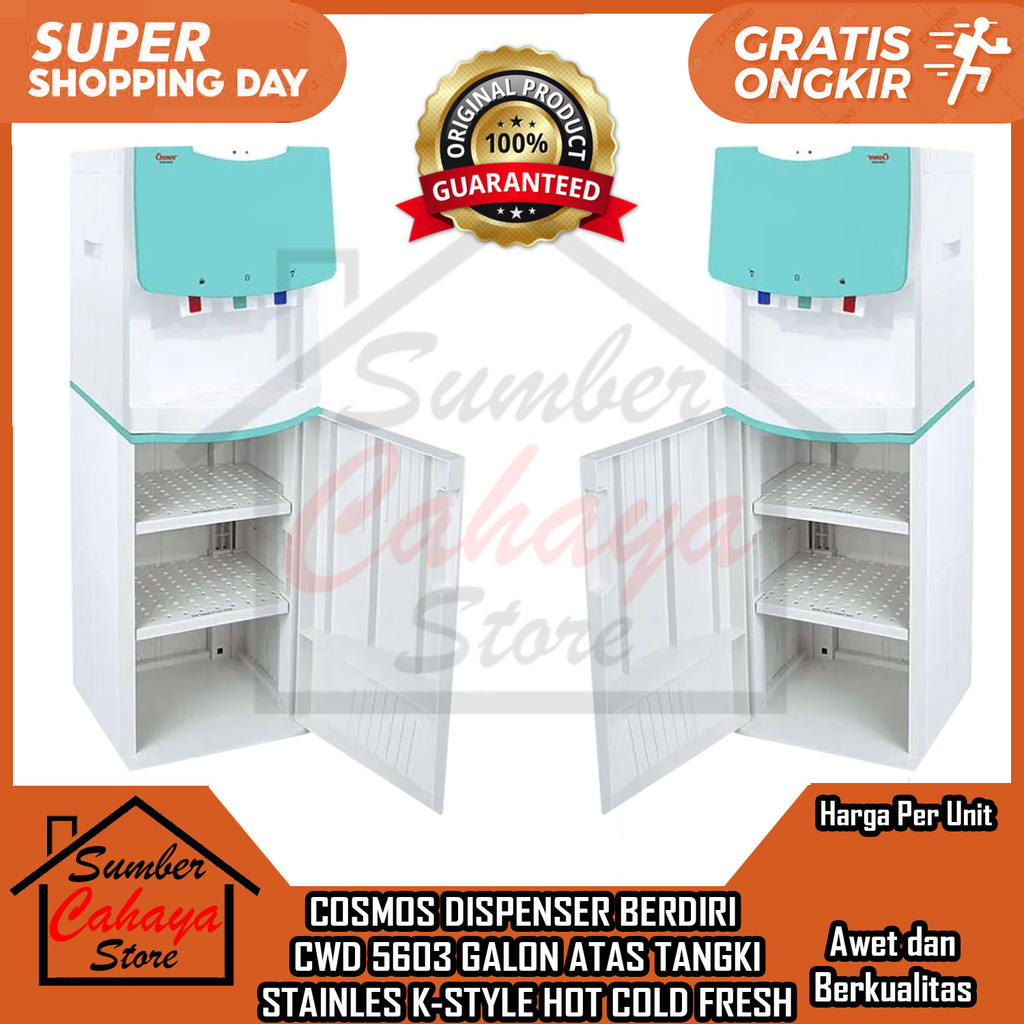 Jual Cosmos Dispenser Cwd 5603 Cwd5603 Hot Cool Fresh K-Style Disfenser ...