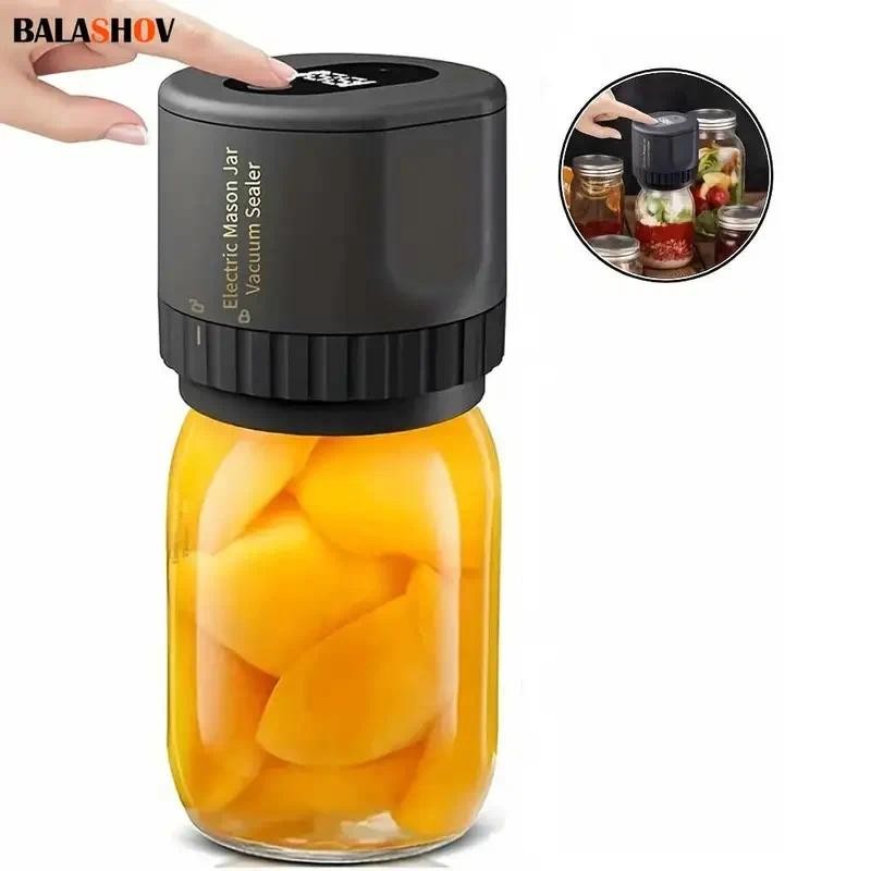 Jual Electric Mason Jar Vacuum Sealer Kit, Cordless, for Mason Jars ...