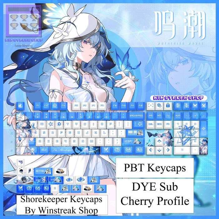 Jual Wuthering Waves Keycaps - Shorekeeper Keycaps PBT/ PBT Keycaps ...