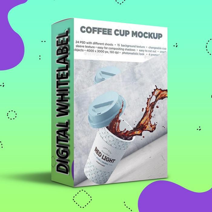 Jual Mockup Kemasan Cup Kopi PSD | Shopee Indonesia