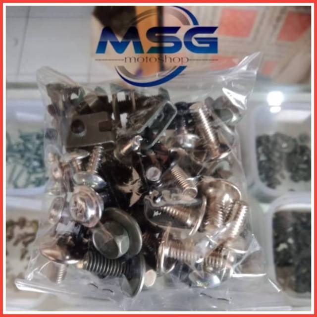 Jual Baut Baud Full scrup Body ASTREA GRAND / LEGENDA | Shopee Indonesia