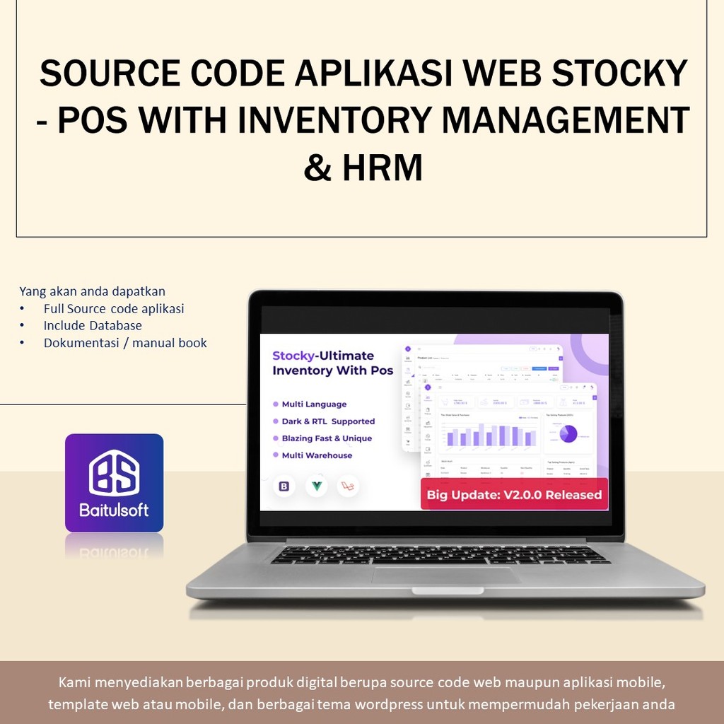 Jual SOURCE CODE APLIKASI WEB STOCKY - POS WITH INVENTORY MANAGEMENT ...