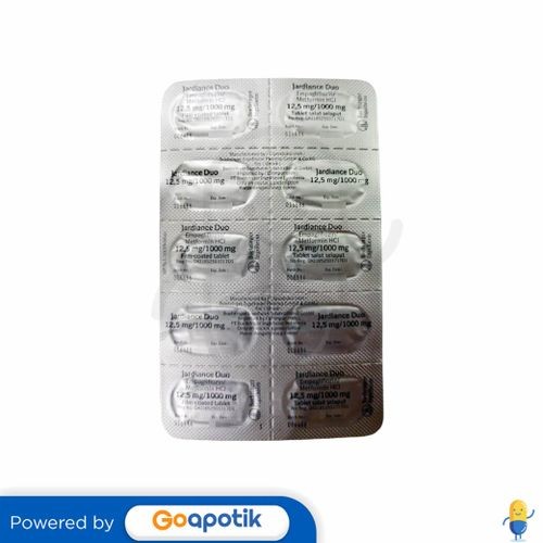 Jual Jardiance Duo 12.5 Mg/1000 Mg Strip 10 Tablet | Shopee Indonesia