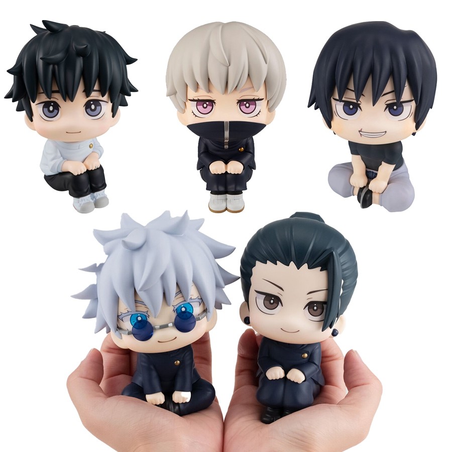 Jual 10cm Jujutsu Kaisen Anime Figure Look Up Q Version Satoru Gojo ...