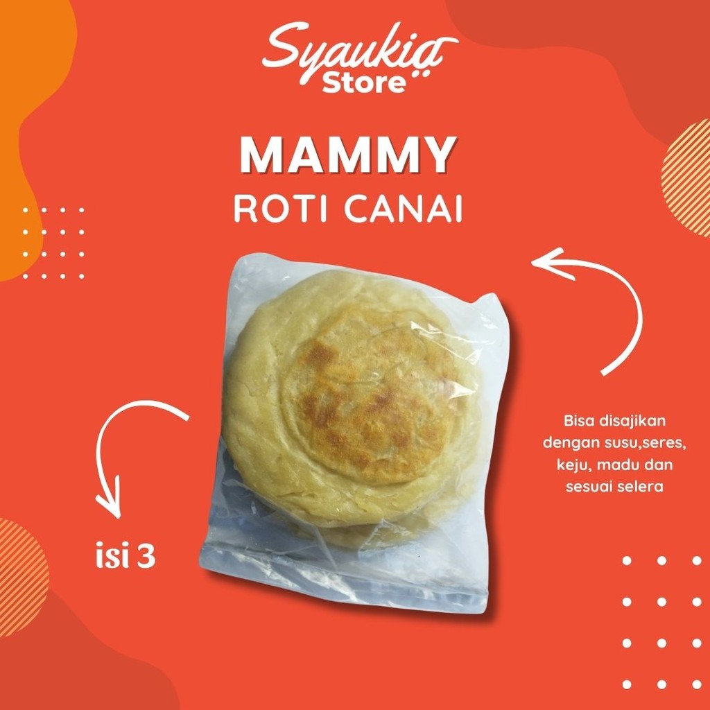 Jual Roti Canai Maryam Frozen Roti Cane Isi 3 Pcs | Shopee Indonesia