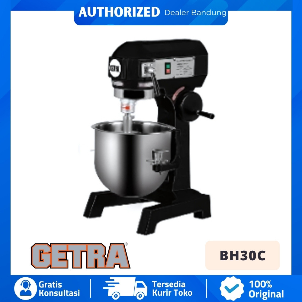 Jual Planetary Mixer Getra BH30C Mixer Roti Kapasitas 30 Liter | Shopee ...