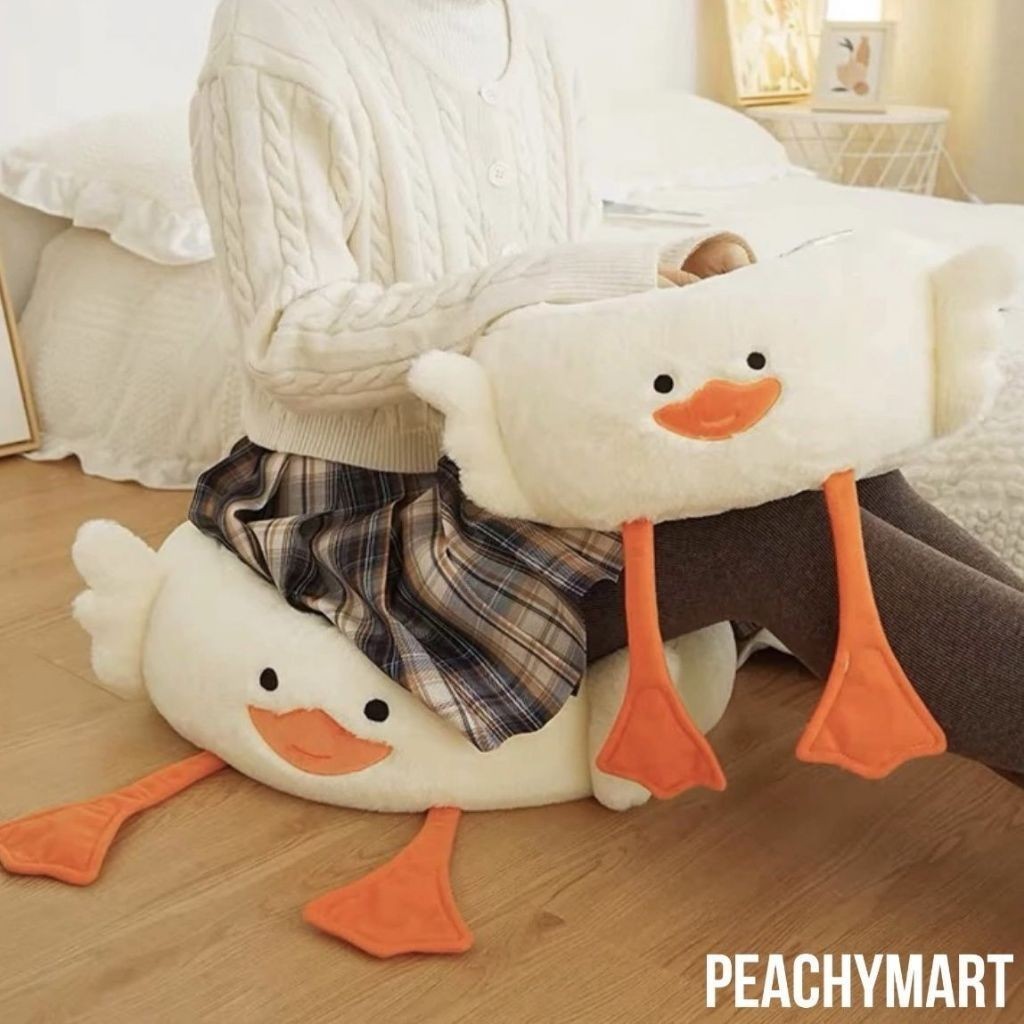 Jual [NEW] Bantal Boneka Donat Karakter Bebek Angsa Kawai Soft Duckie ...