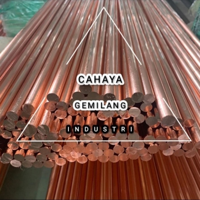 Jual Tembaga Bulat As Tembaga 49.5mm x 400mm | Shopee Indonesia