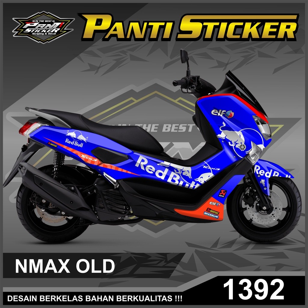 Jual Decal Nmax Old Lama Ful Body - Dekal Sticker Nmax Old Desain Redd ...