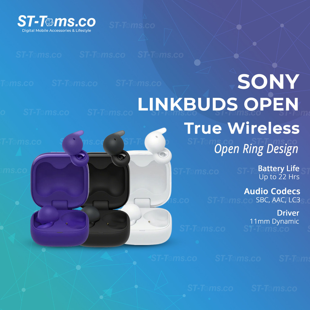 Jual Sony LinkBuds Open WF-L910 WF-L 910 Oper-ear True Wireless TWS For ...