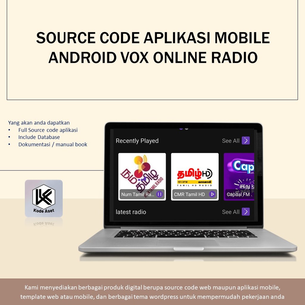 Jual SOURCE CODE APLIKASI MOBILE ANDROID VOX ONLINE RADIO | Shopee Indonesia