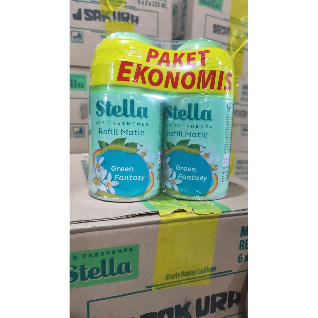 Jual Paket Ekonomis / paket isi dua Stella Pengharum ruangan 225 ML/160 ...