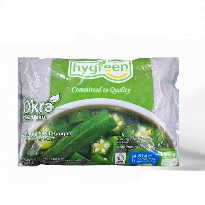 Jual Hygreen Vegetable Okra Frozen 500 gr | Hy Green Sayuran Okra Beku ...