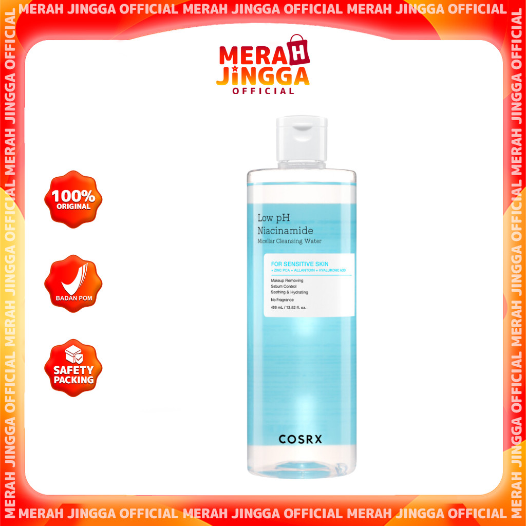 Jual Cosrx Low PH Niacinamide Micellar Cleansing Water 100ml | Merah ...