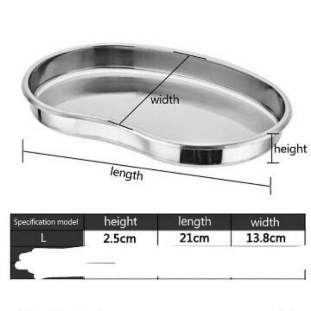 Jual stainless steel medical / mangkok sulam / tatto bahan stainless ...