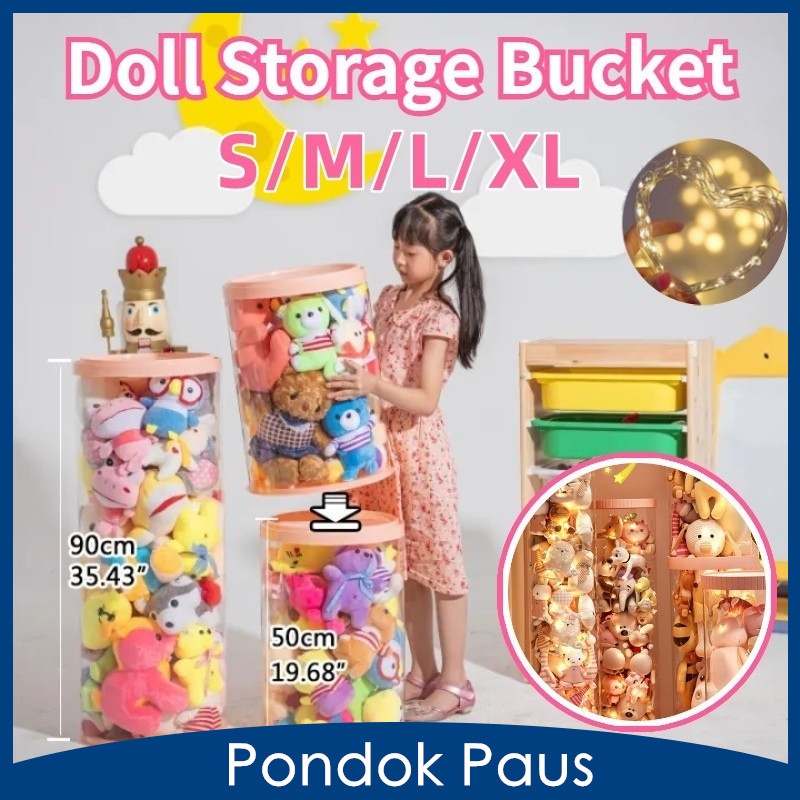 Jual Doll Houses 50CM-150CM Doll Storage Silinder Transparan Tabung ...