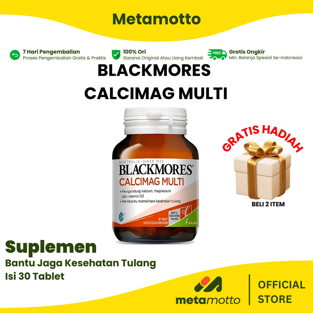Jual Blackmores Calcimag Multi 30/60 TABLET - Metamotto | Shopee Indonesia