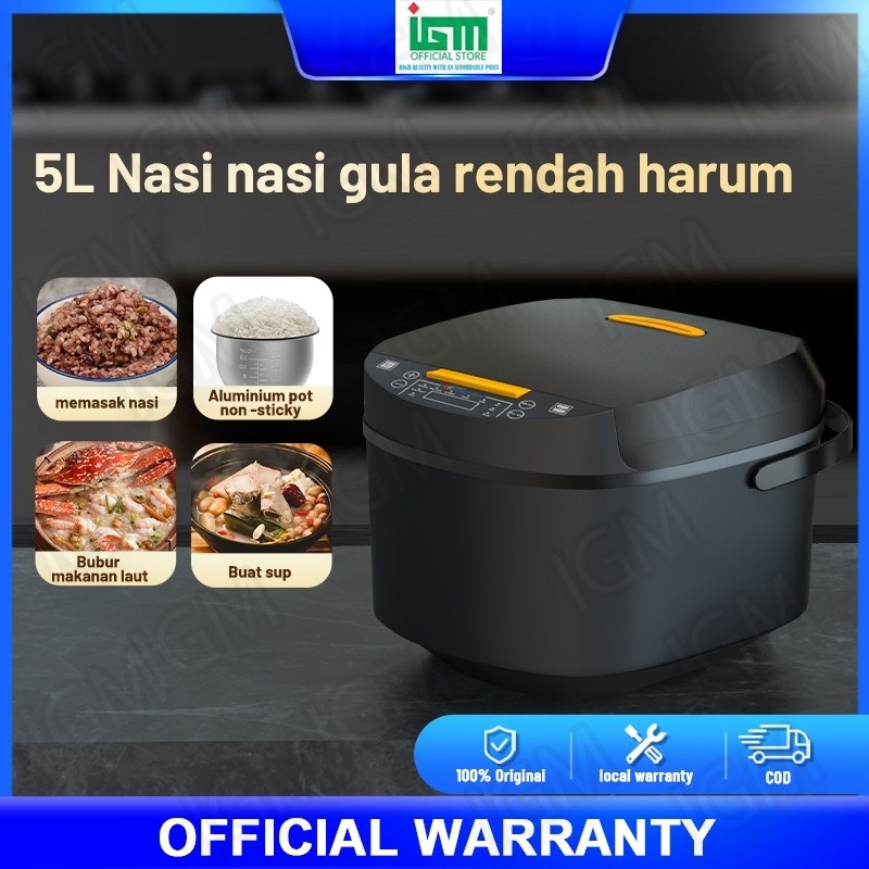 Jual 5L Rice Cooker Multifungsi Kapasitas Besar Penanak Nasi Desain ...