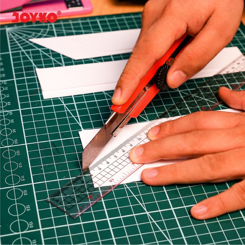 Jual CUTTER PEMOTONG JOYKO L-500 FREE REFILL ( 1 TUBE ISI 5 ) | CUTTER ...