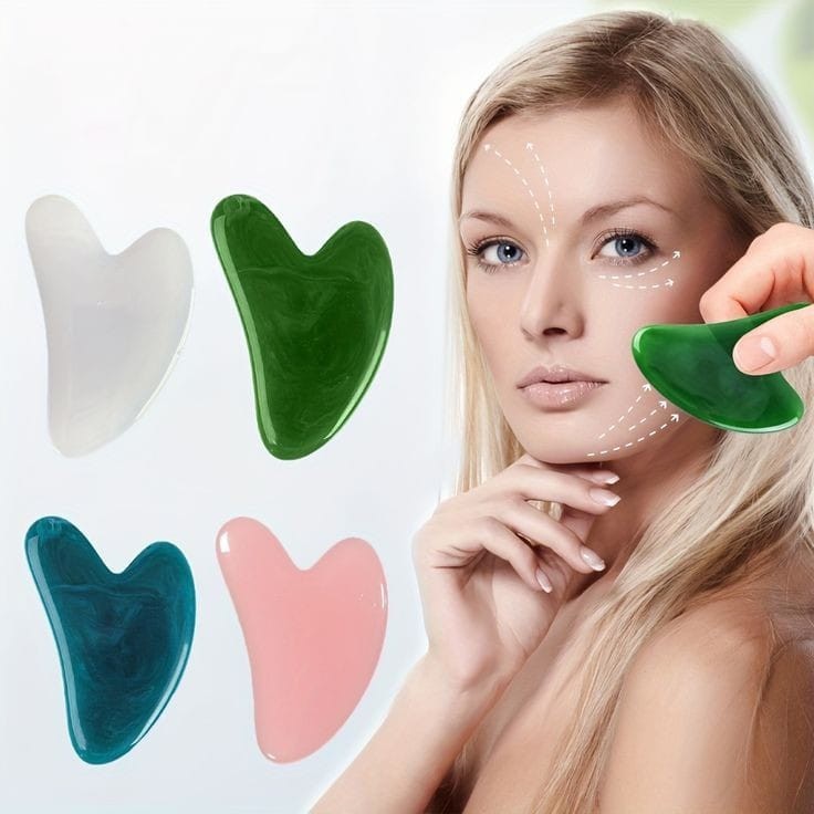 Jual Alat Pijat Wajah Guasha Jade Face Terapi Kulit Wajah Aladdin ...