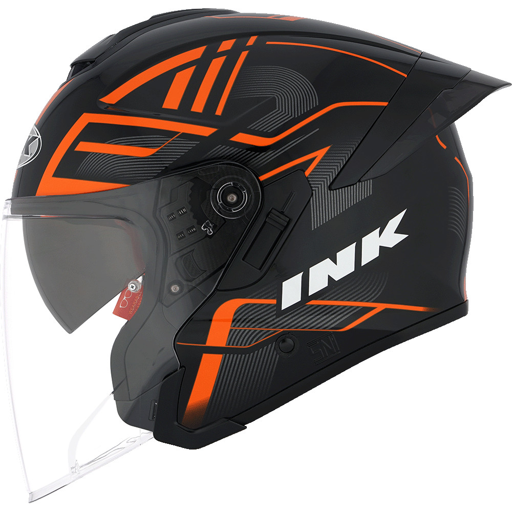 Jual HELM INK TERRA 2 #1 - BLACK/ORANGE | Shopee Indonesia
