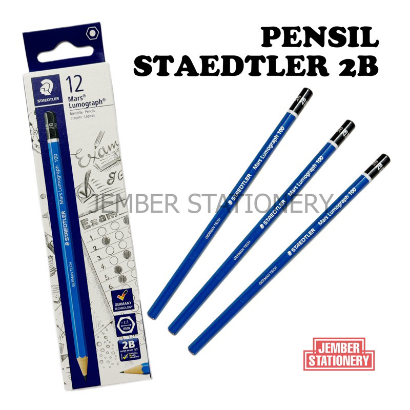 Jual (12pcs) Pensil Staedtler 2B | Shopee Indonesia
