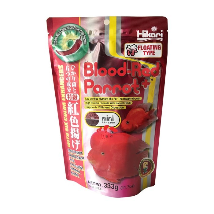 Jual Hikari Blood Red Parrot Size Mini 333g Pakan Ikan Parrot / Lohan | Shopee Indonesia