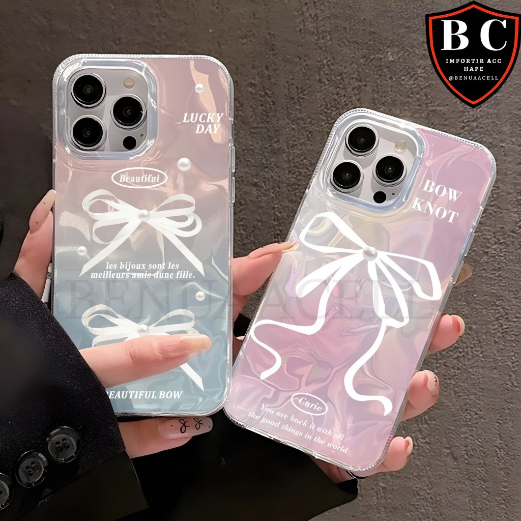 Jual HARD CASE LUXURY GRADIENT BUSUR PITA PUTIH CASING HP FOR IPHONE 16 ...