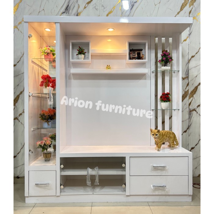 Jual Bufet tv / Partisi tv 32 -55inc" model minimalis/penyekat ruangan ...