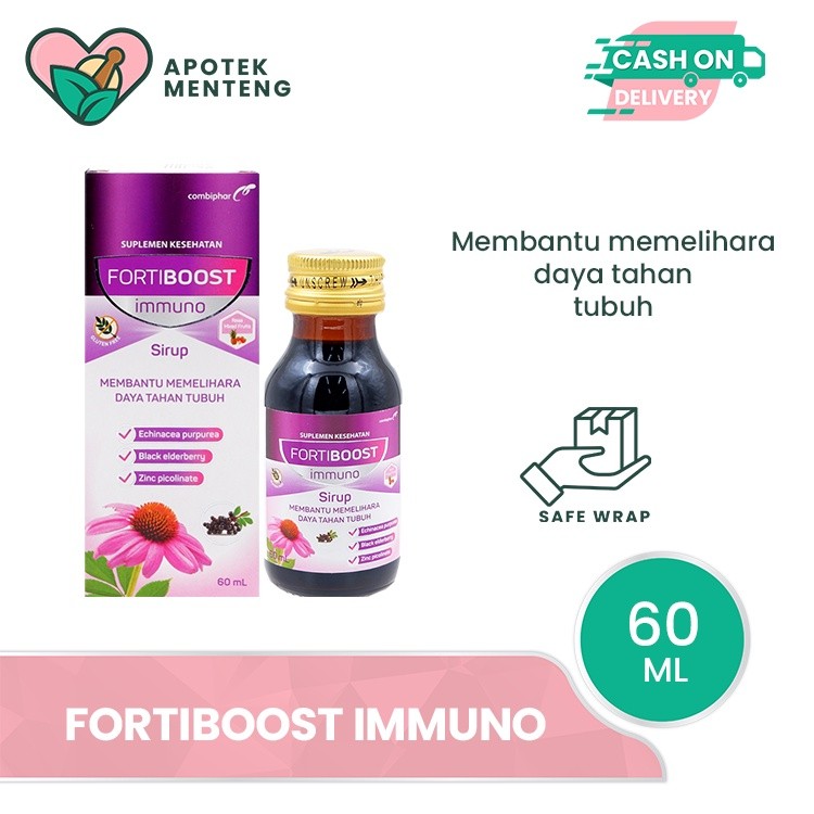 Jual Fortiboost Immuno 60 mL - Suplemen Jaga Daya Tahan Tubuh | Shopee ...